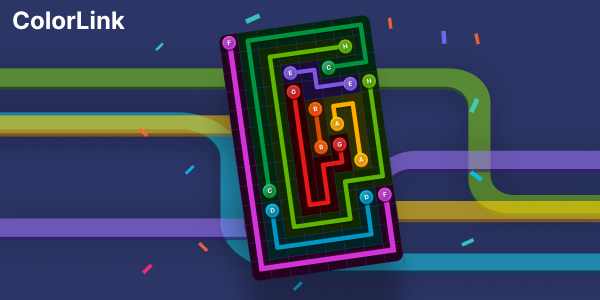 Play ColorLink today: daily free connect-the-dots puzzles in PuzzlePal app